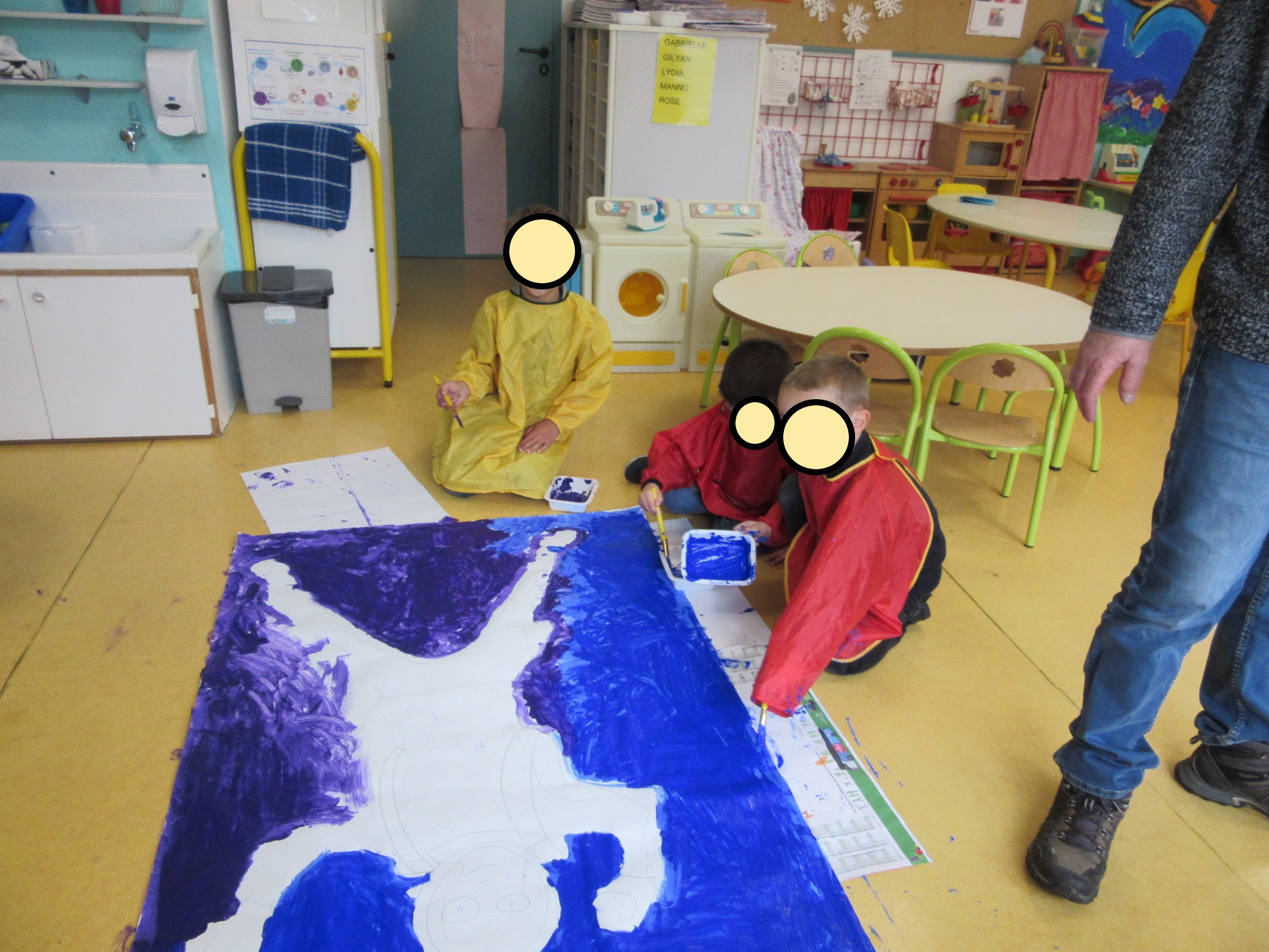 Réalisations des fresques murales de l’école - école PerJakez Helias